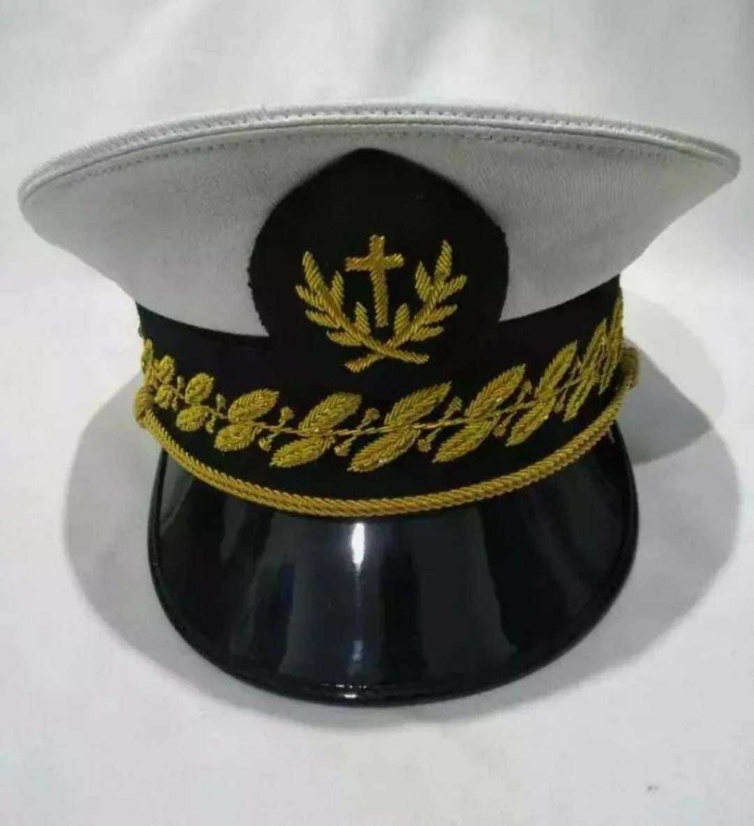 French Military Chaplain Cap Hand Embroided All Sizes Available Not a ...