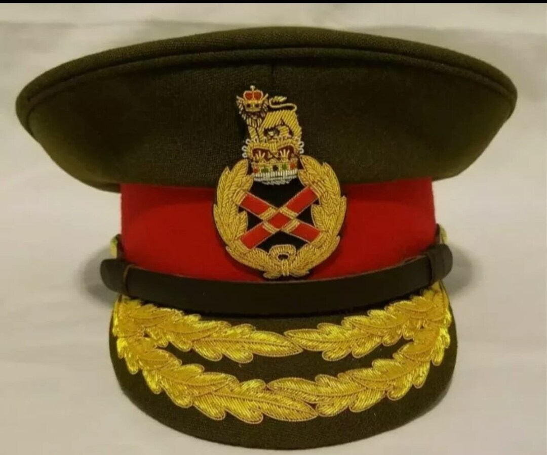 WW11 British UK Army Field Marshals Generals Officers Visor Hat Cap Schirmmutze All Sizes ...