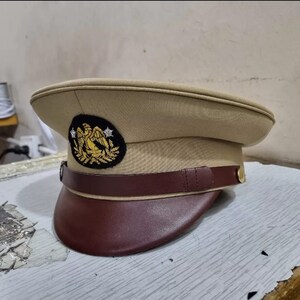 WW2 Mexican Army Military Officers Dress Visor Hat Cap All Size - Etsy