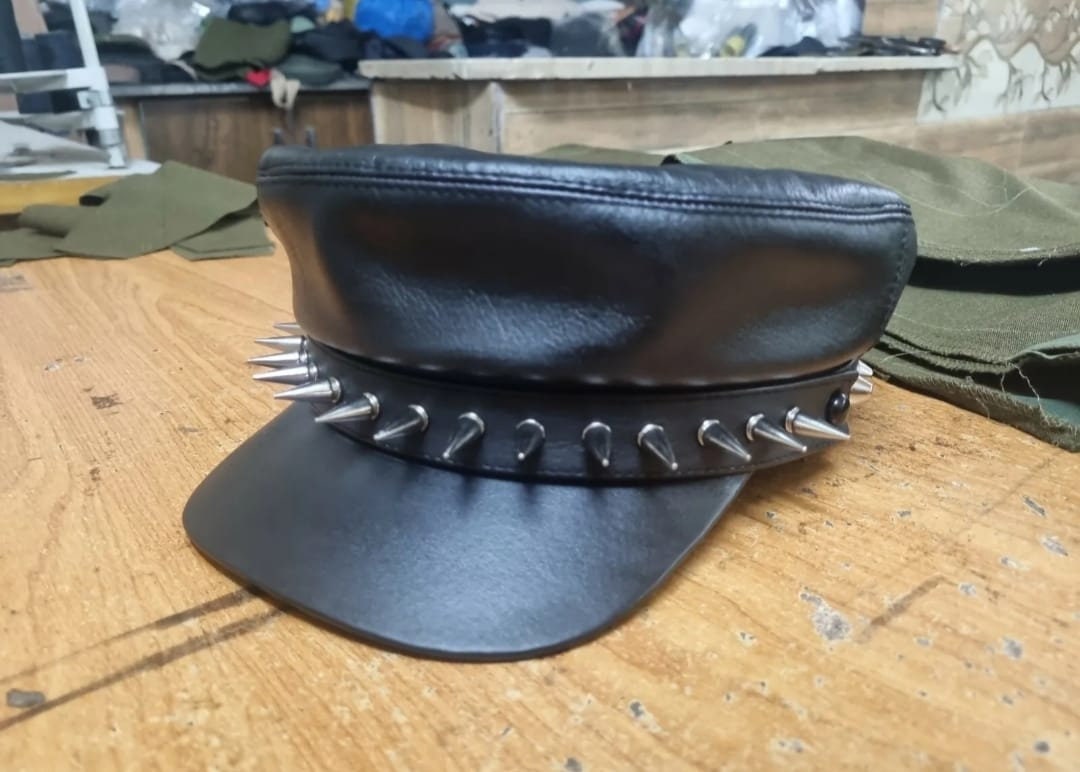 Real Leather Muir Caps High Quality Leather Caps in Different Colours ...