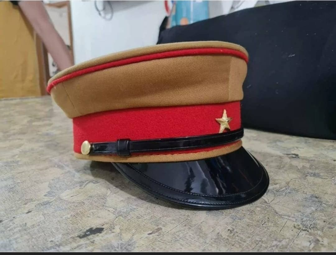 WW2 IJA Imperial Japanese Army Officer Uniform Peaked Visor Hat Cap ...