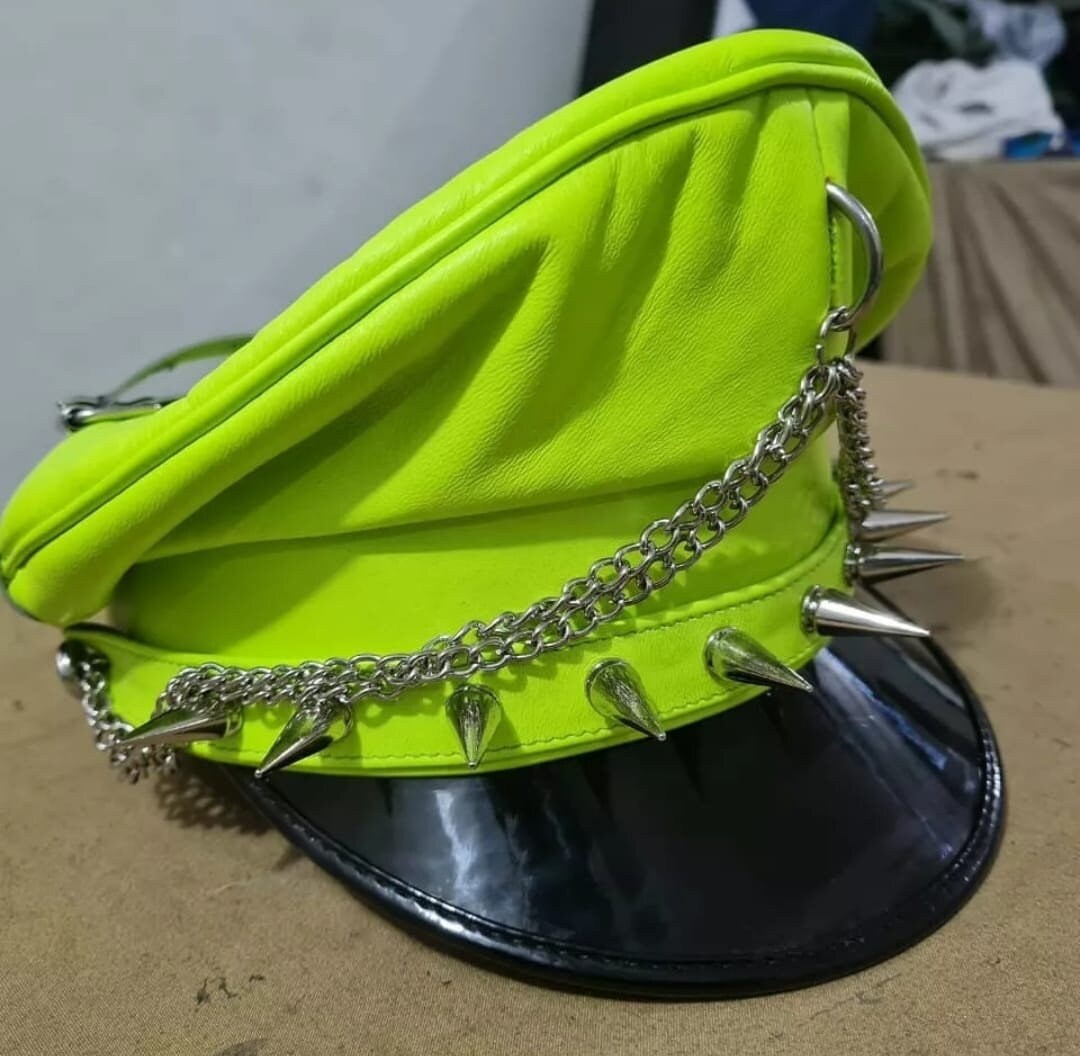 Real Leather Muir Cap High Quality You Can Choose Different Colours or ...