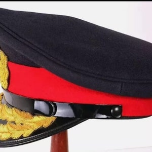 WW2 BRITISH Army Major General Visor Hat Gold Braid Cap All Sizes ...