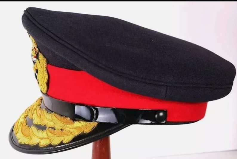 WW2 BRITISH Army Major General Visor Hat Gold Braid Cap All Sizes ...