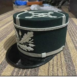 WW1 French Military Army Generals Officers Visor Hat Cap Kepi Handmade ...