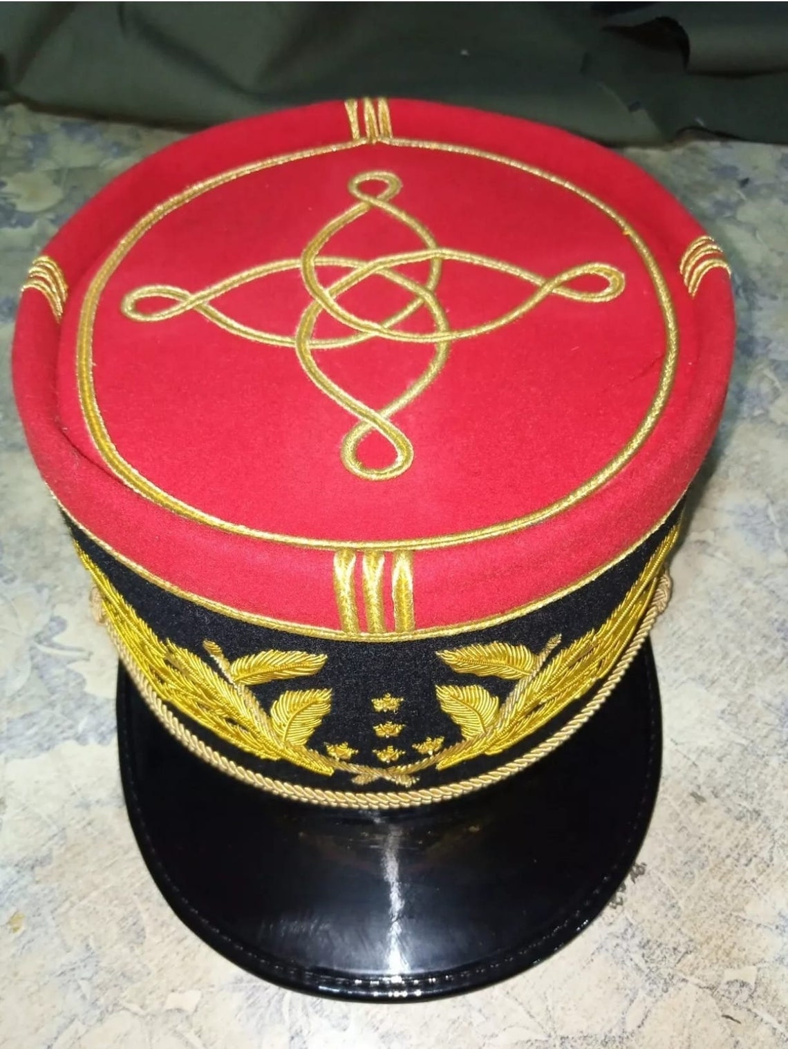 French Military Kepi, France Army Embroidery Cap, Reproduction - Etsy