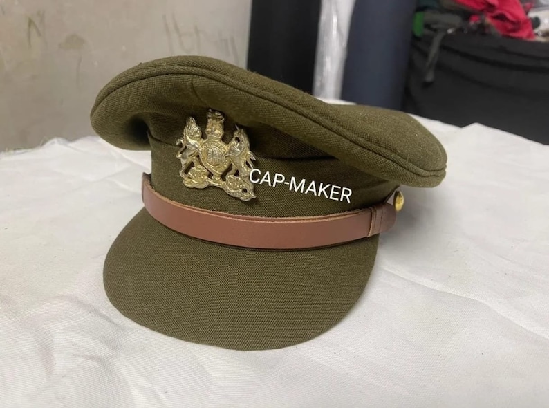 WW2 British Army Officers General Service Corps Peaked Cap All Sizes ...