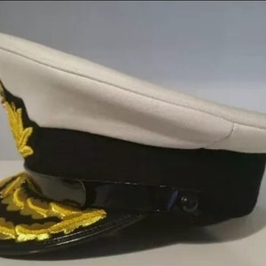 British Royal Navy Admiral Flag Officers Peaked Cap Brand New Replica ...