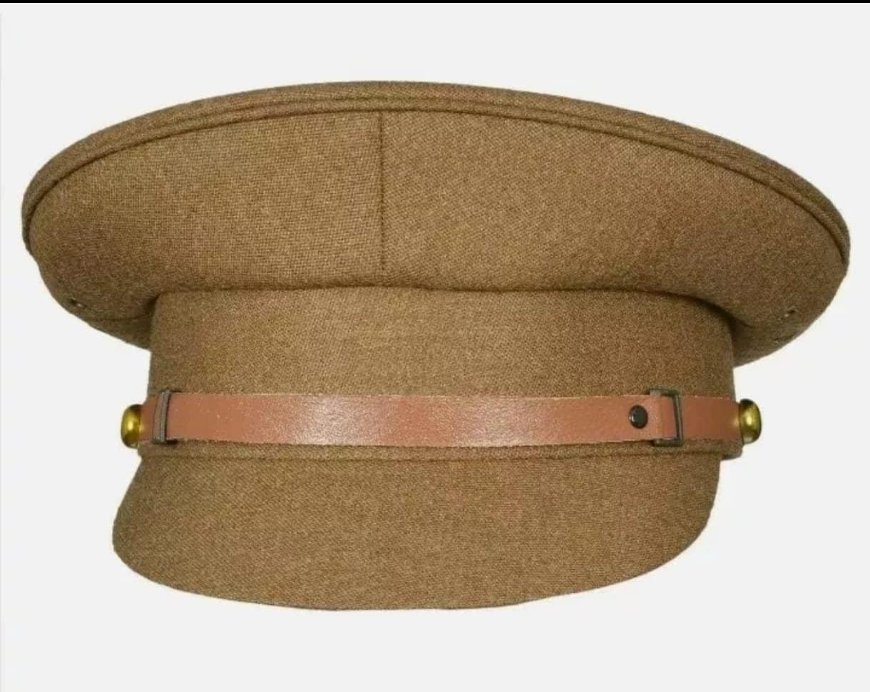 WW1 British Army Officers and Wo1s Service Dress Cap, MILITARY PEAK CAP ...
