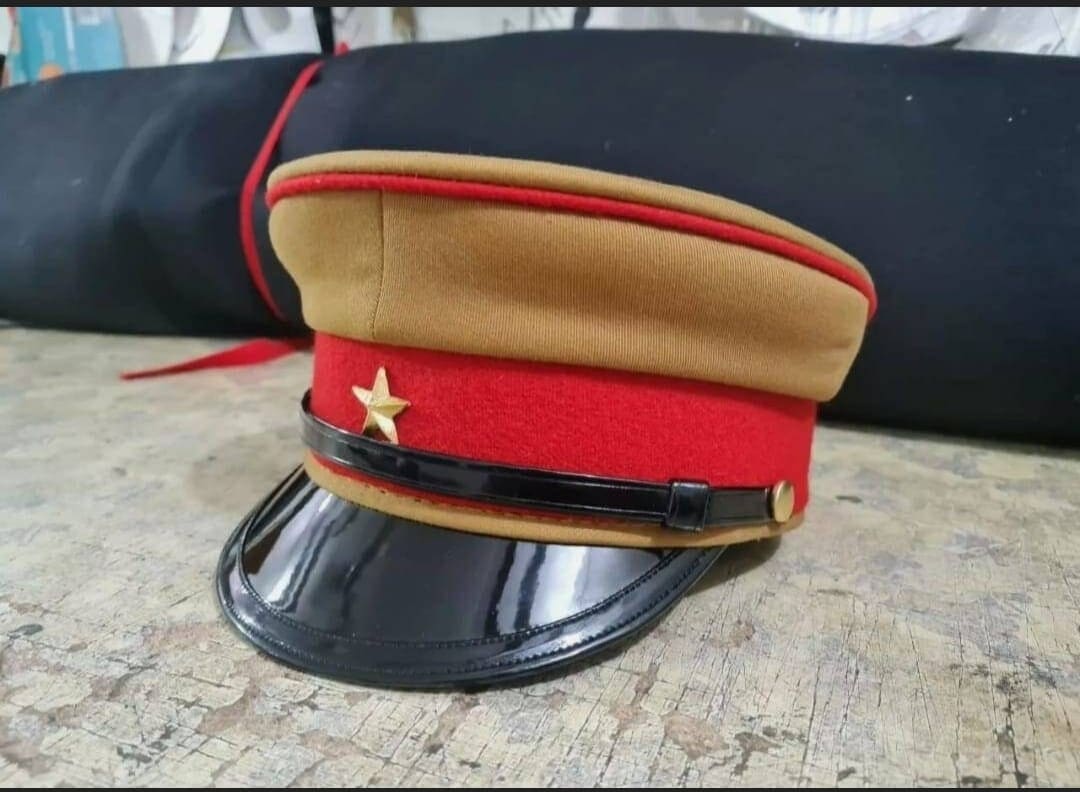 WW2 IJA Imperial Japanese Army Officer Uniform Peaked Visor Hat Cap ...