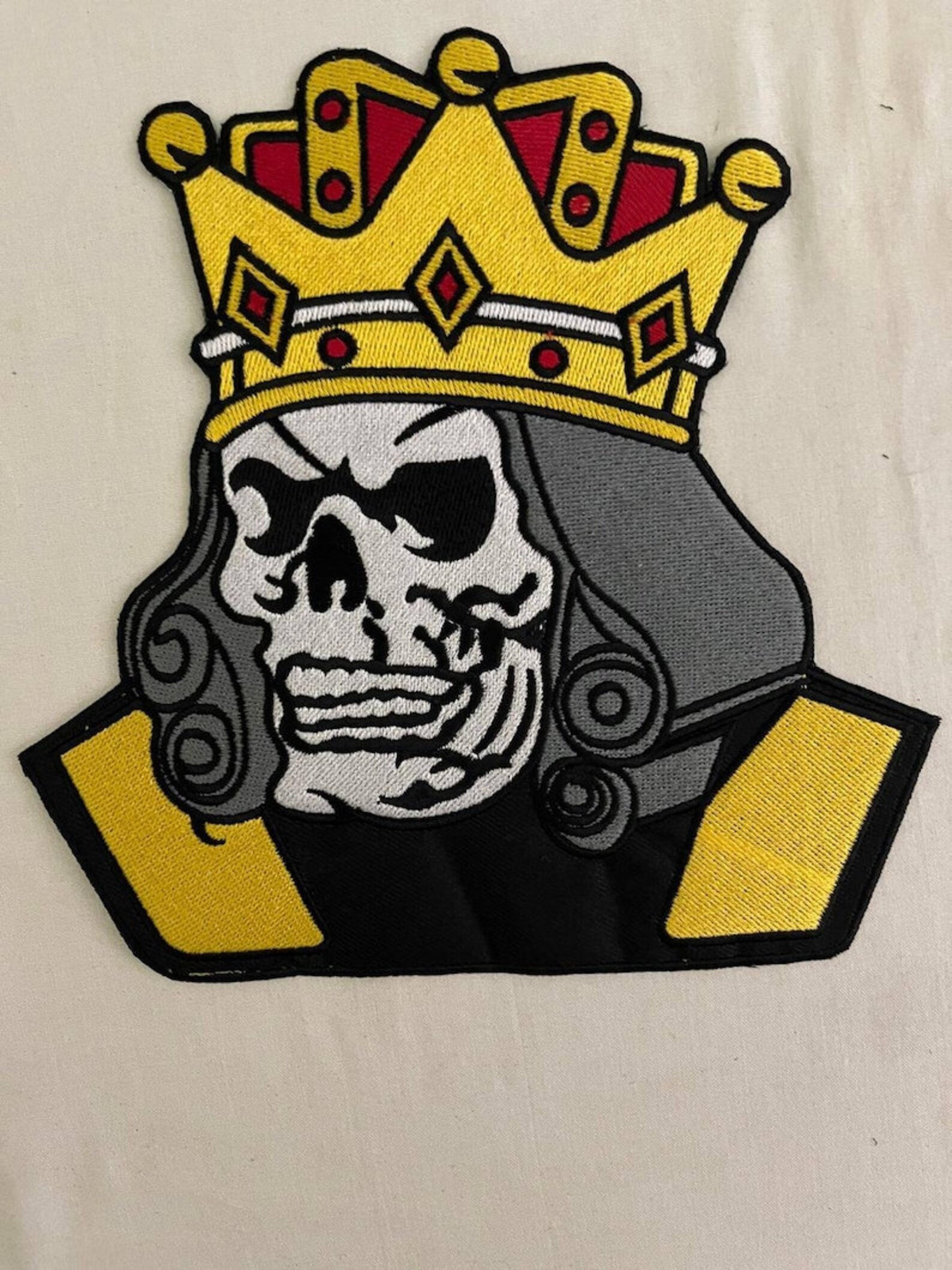 Latin Kings Massachusetts Embroidered Set of 3 Pcs Iron on 35 Cm W 13cm ...