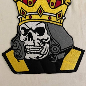 Latin Kings Massachusetts Embroidered Set of 3 Pcs Iron on 35 Cm W 13cm ...