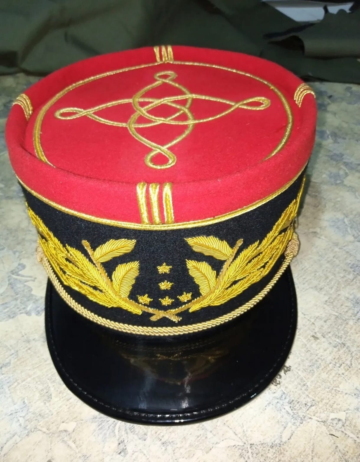 French Military Kepi, France Army Embroidery Cap, Reproduction - Etsy