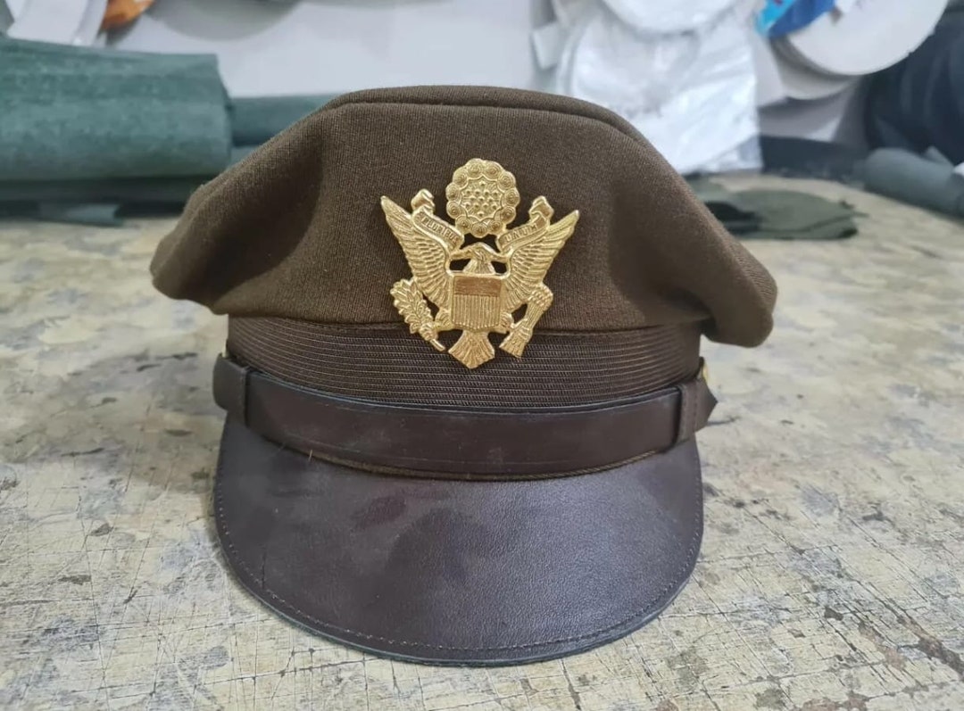 WW2 US Army Crusher Visor Cap All Sizes Available - Etsy