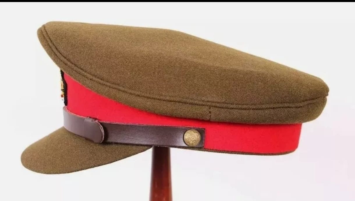 WW2 BRITISH ARMY Other Ranks Visor Hat Gold Braid Cap All Sizes ...