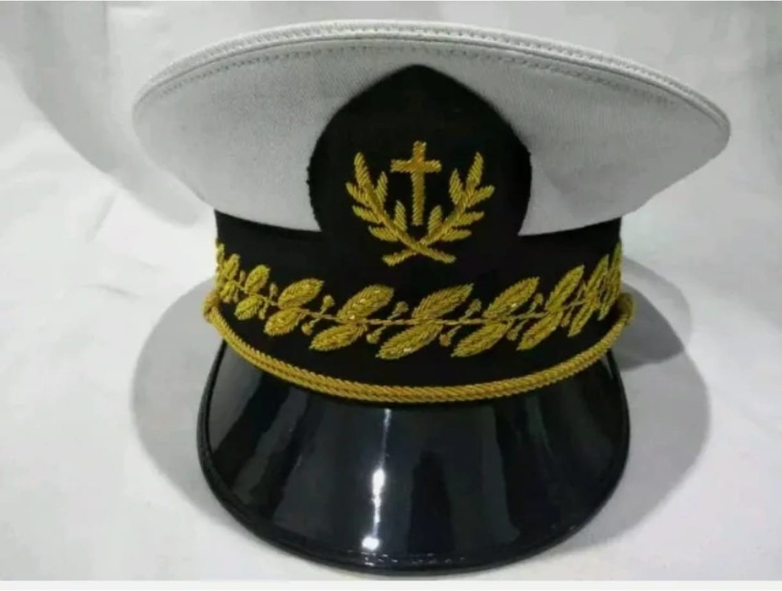 French Military Chaplain Cap Hand Embroided All Sizes Available Not a ...