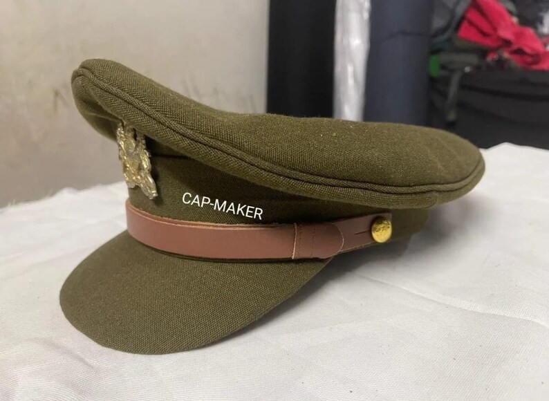 WW2 British Army Officers General Service Corps Peaked Cap All Sizes ...