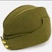 WW2 British Army Side Cap 1940's Forage Chip Hat Uniform Khaki Green ...