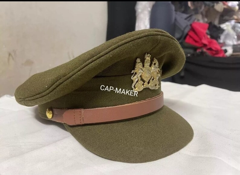 WW2 British Army Officers General Service Corps Peaked Cap All Sizes ...