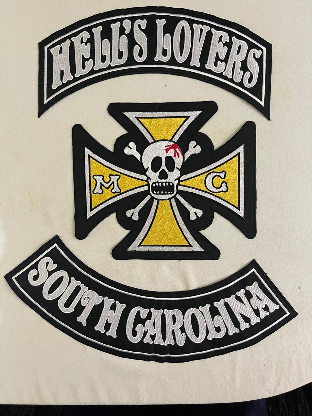 Hell's Lovers and Reapers of War Worldwide Embroidery Patch Iron On - Etsy