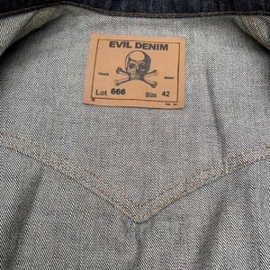 Evil Denim Selvedge Denim Lot 666 1930s Reproduction Jacket. Cinch ...
