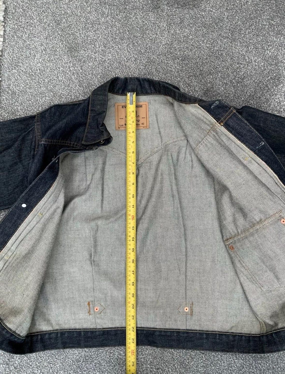 Evil Denim Selvedge Denim Lot 666 1930s Reproduction Jacket. Cinch ...