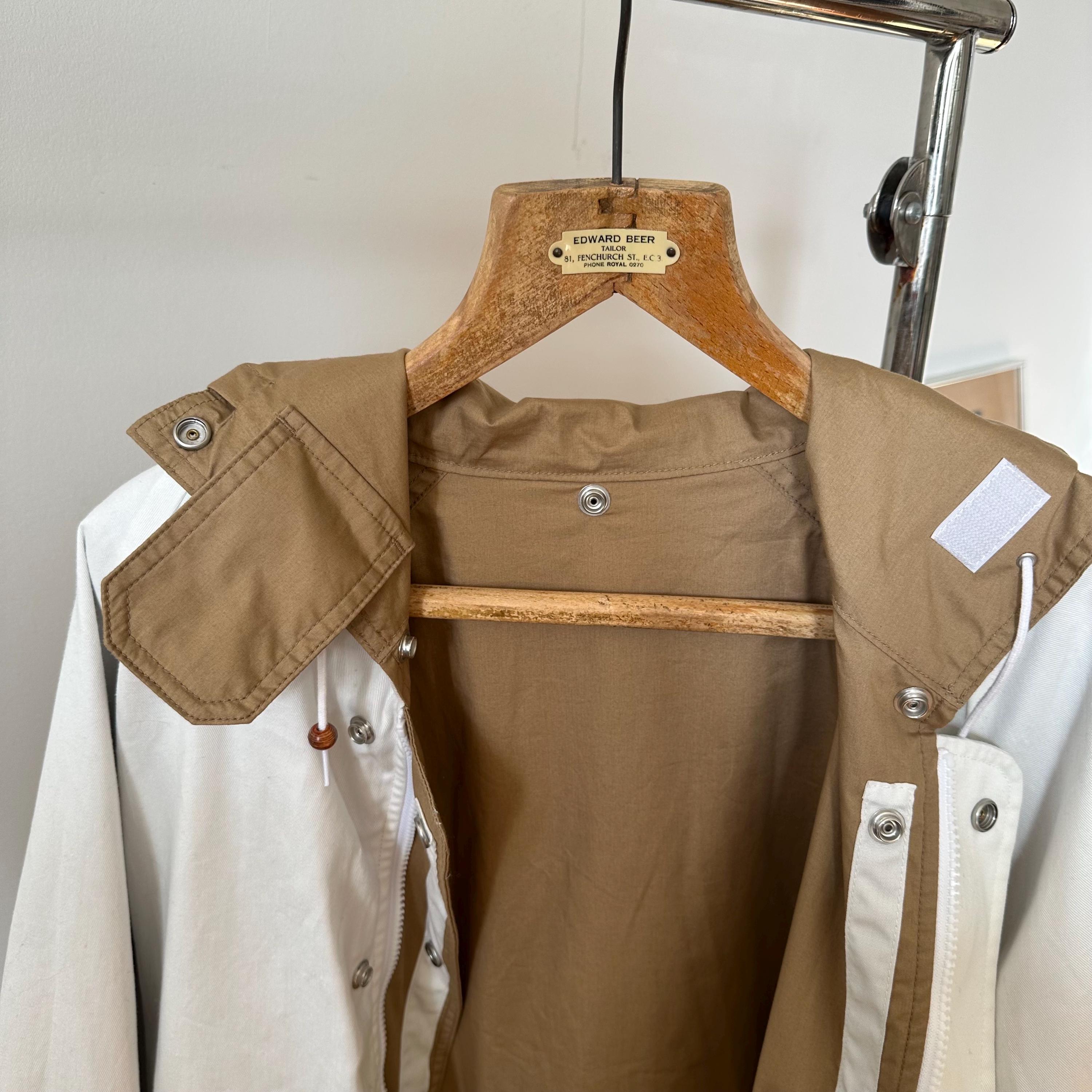 Beams Plus Mountain Parka Unisex / Mens Reversible 3 Layer Tan Sandy ...