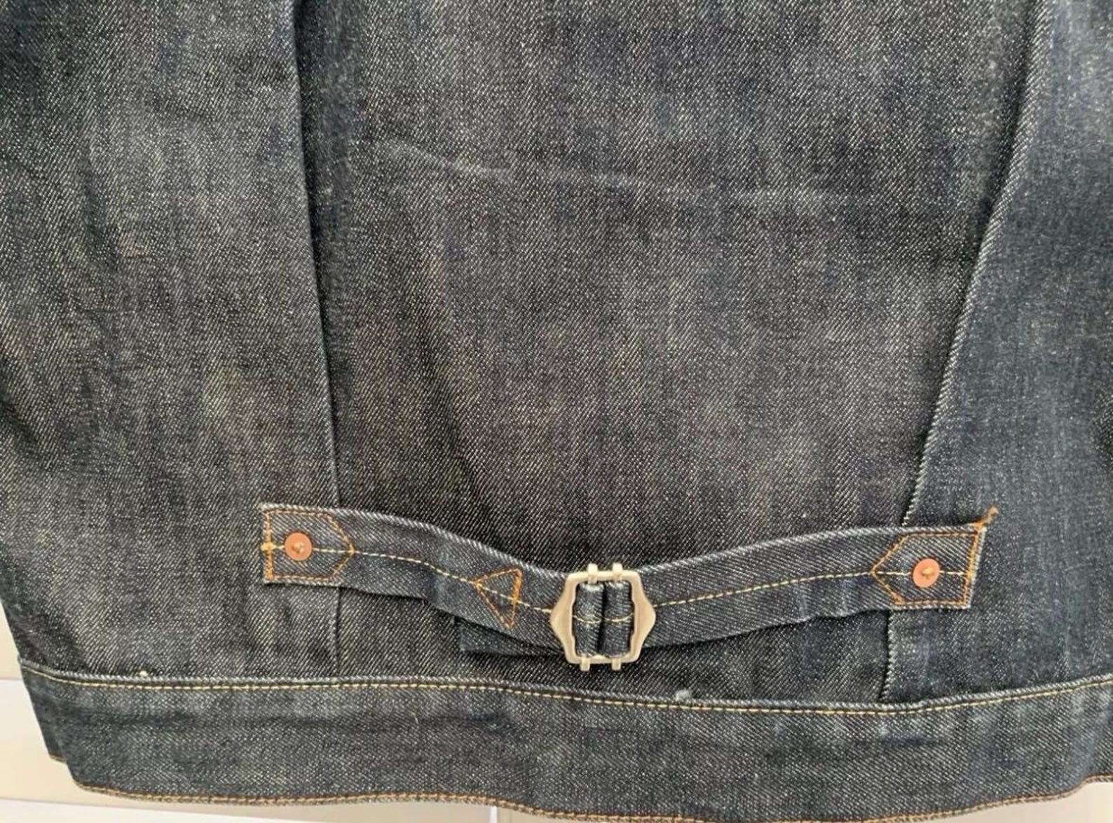 Evil Denim Selvedge Denim Lot 666 1930s Reproduction Jacket. Cinch ...