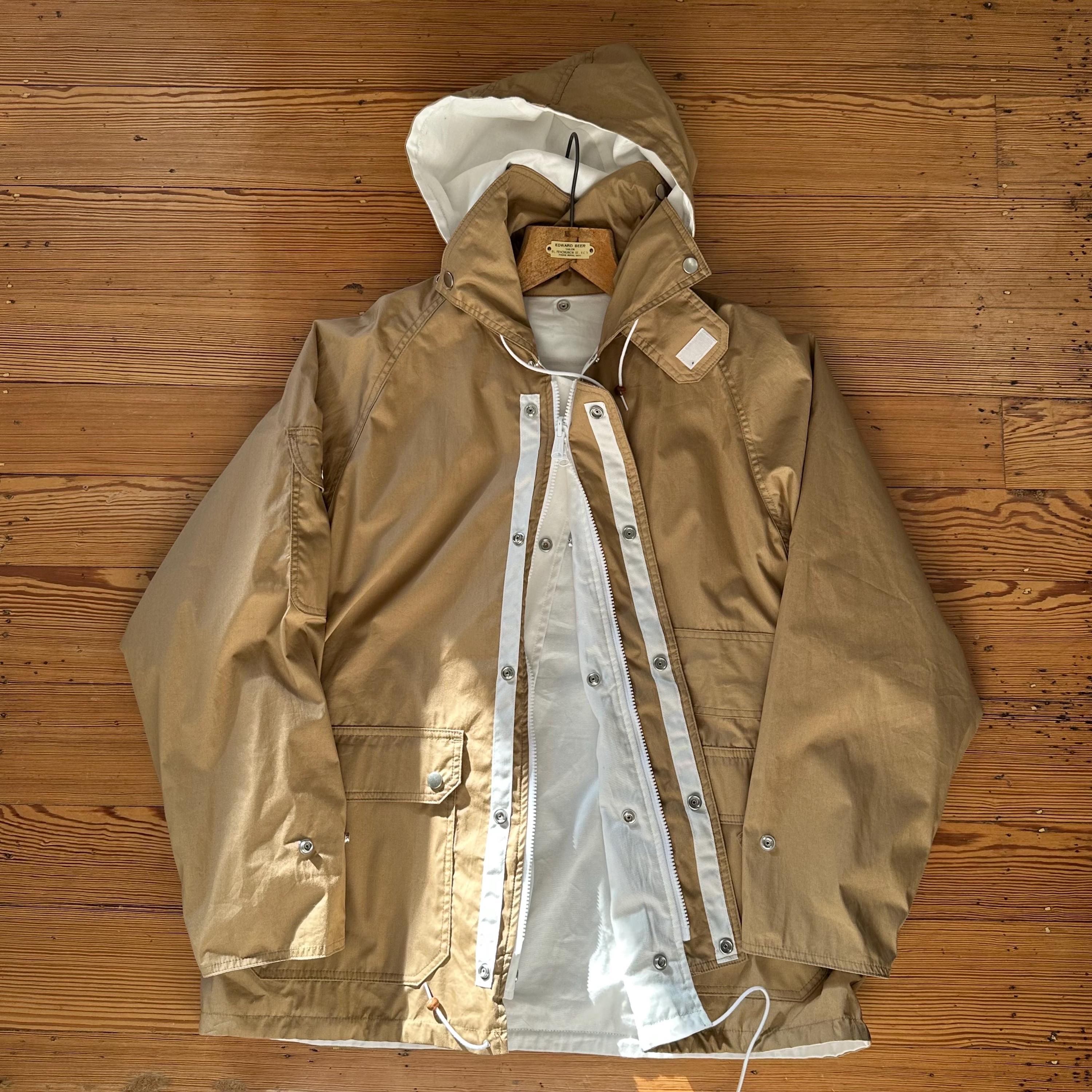 Beams Plus Mountain Parka Unisex / Mens Reversible 3 Layer Tan Sandy ...