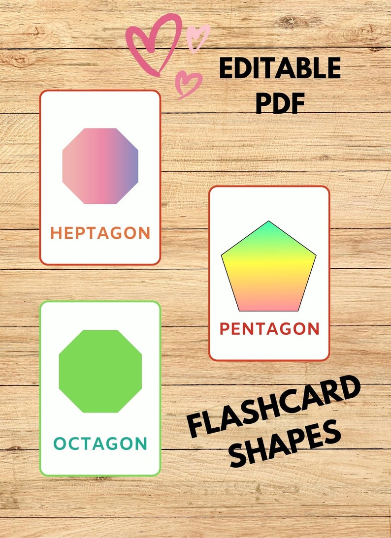 Printable 16 Different Shape Flashcards, Match the Shape, Toddler ...