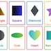 Printable 16 Different Shape Flashcards, Match the Shape, Toddler ...
