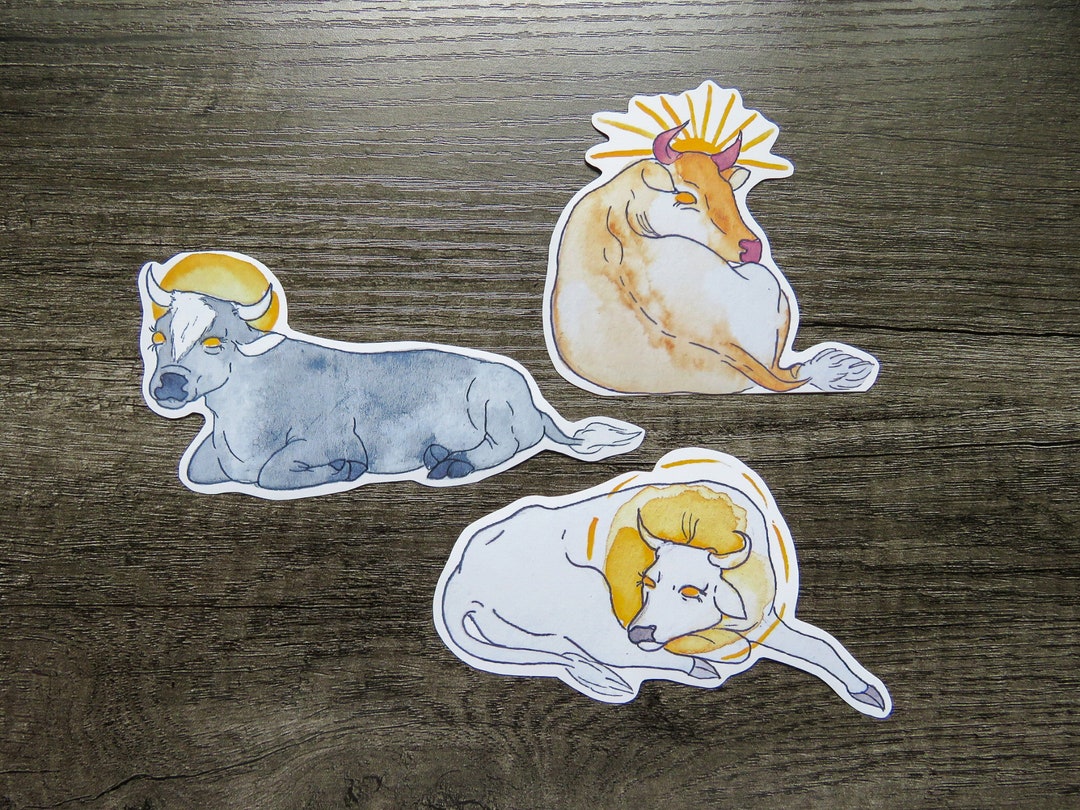 Holy Cow Sticker Pack - Etsy