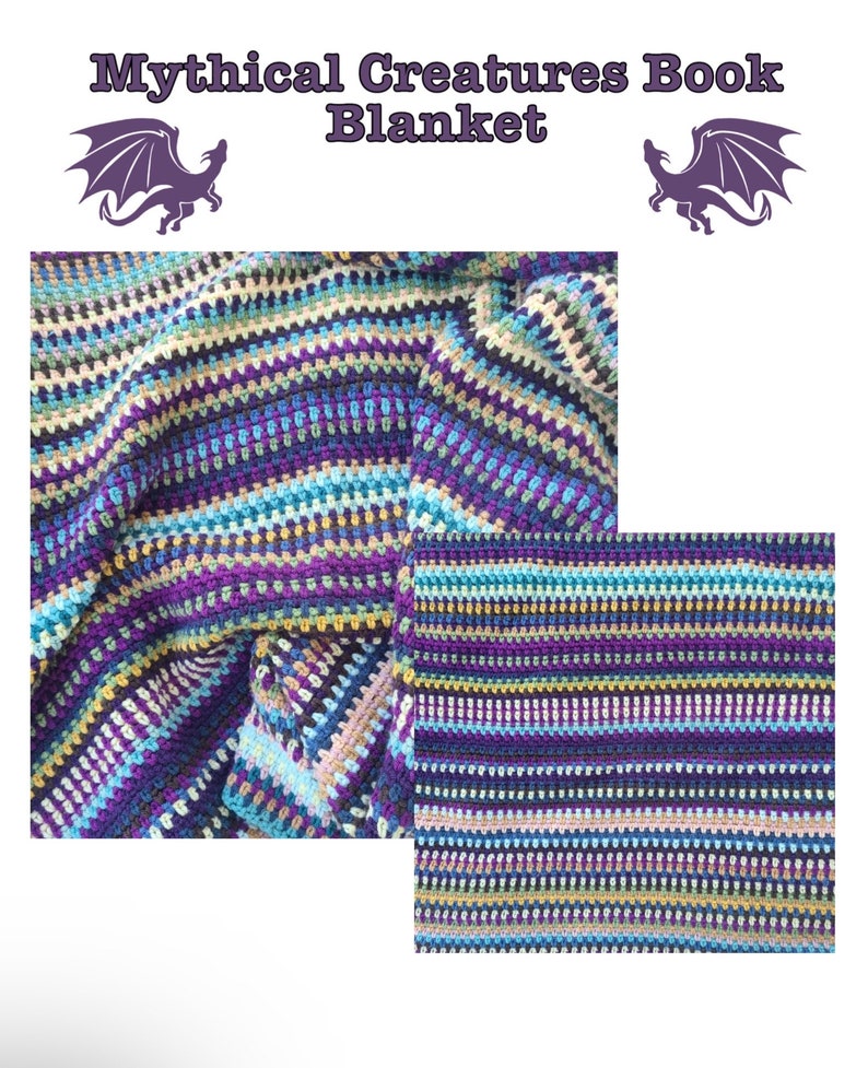 Mythical Creatures Book Blanket List & Pattern - Etsy