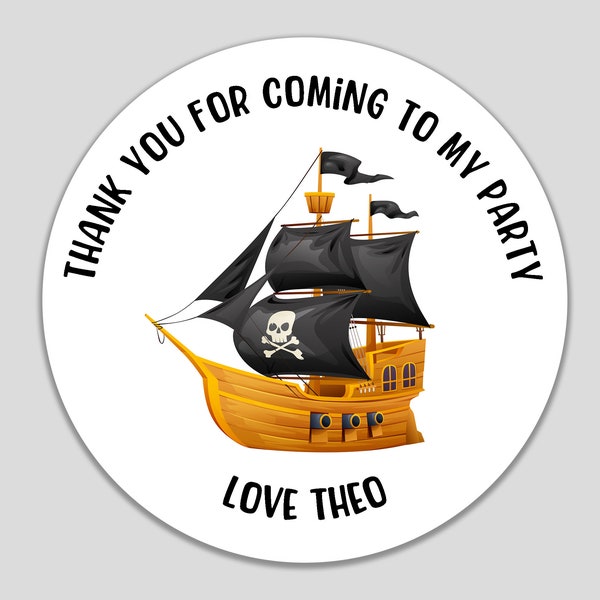 Pirate Labels - Etsy