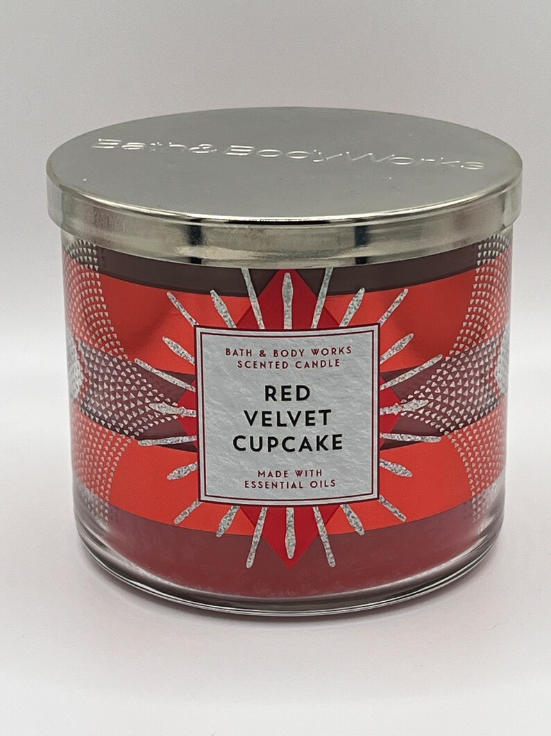 Red Velvet Cupcake Candle - Etsy