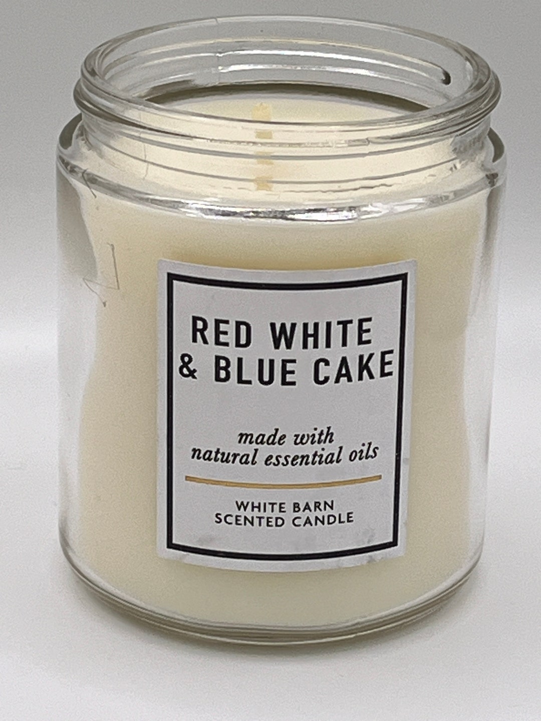 Red White & Blue Cake Candle - Etsy