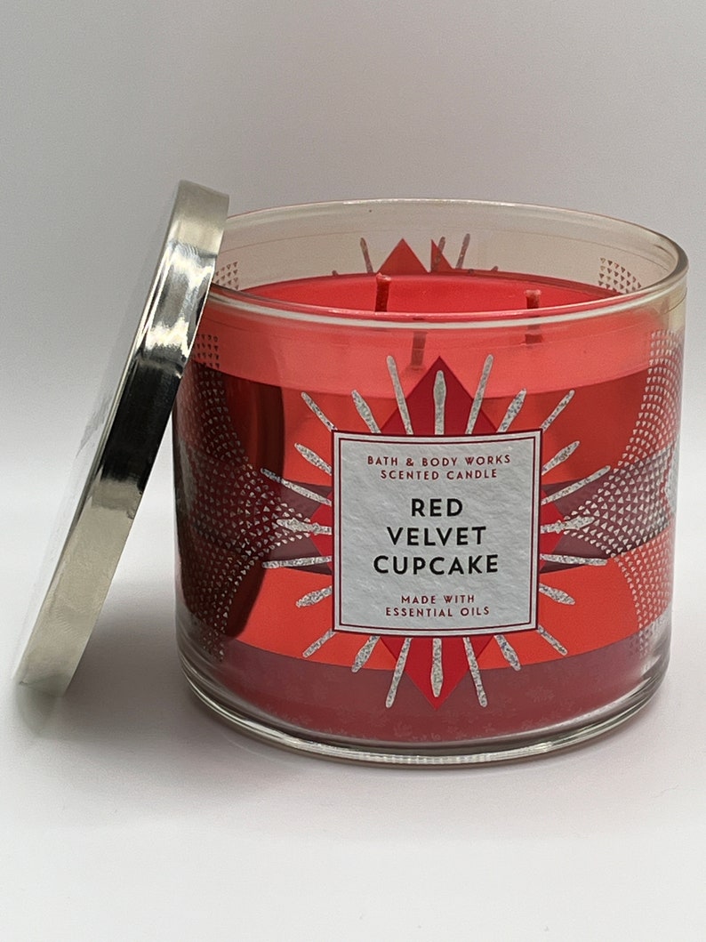 Red Velvet Cupcake Candle - Etsy