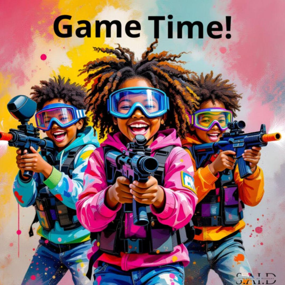 Color Splash Commandos | Kid Friendly Art | Colorful Poster | Photo ...