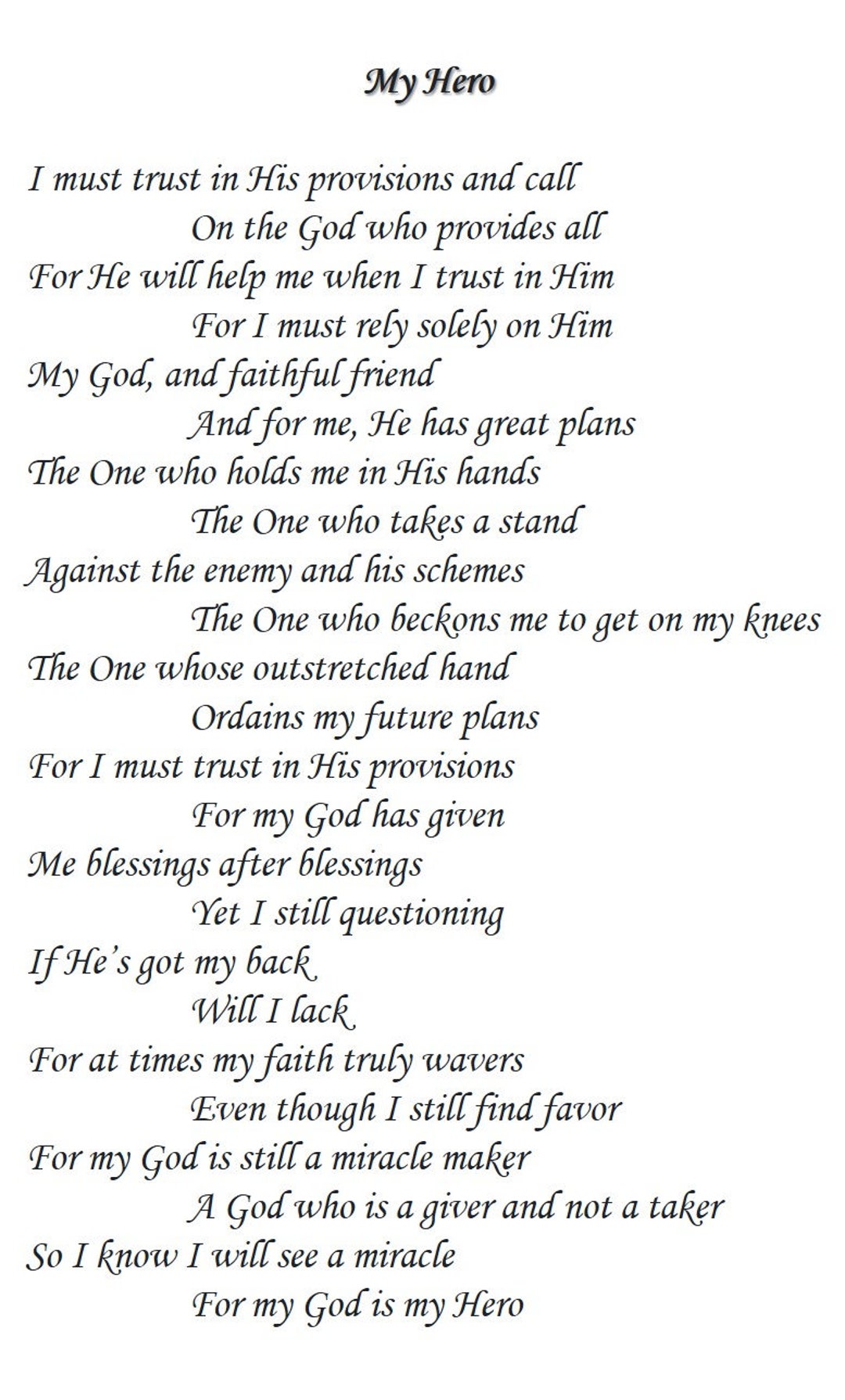 Poem, Poetry, Inspiration, God - Etsy