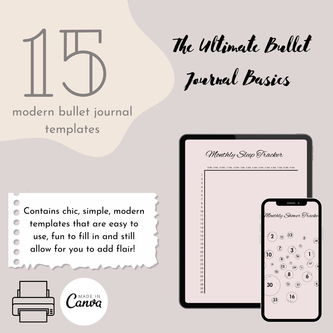 Ultimate Bullet Journal Basics Bundle - Etsy