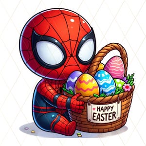 Easter Day Superhero Png, Hero Easter Png, Happy Easter Day Png, Funny ...