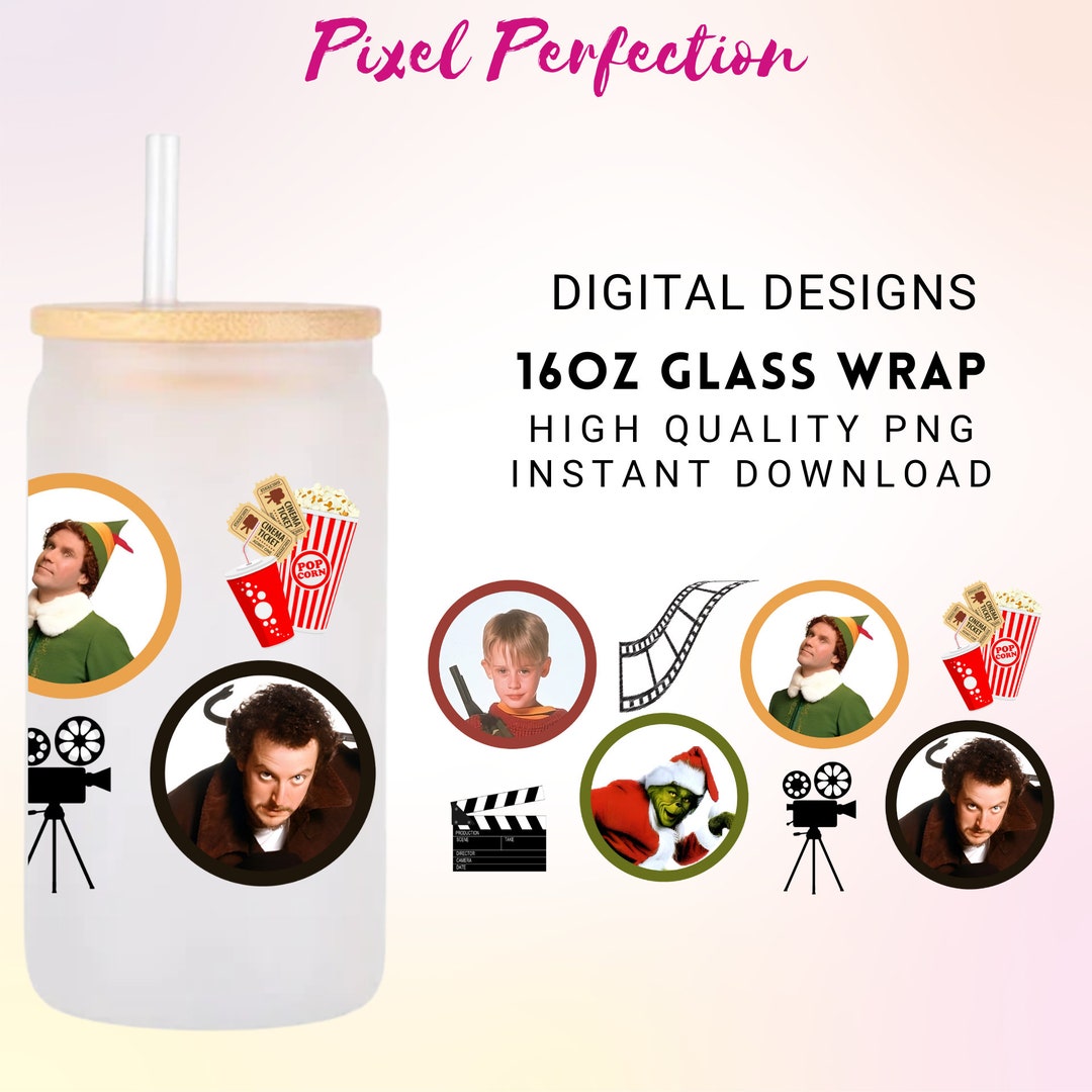 Christmas Movies Character Libby Glass Wrap Png, Funny Character, 90's ...