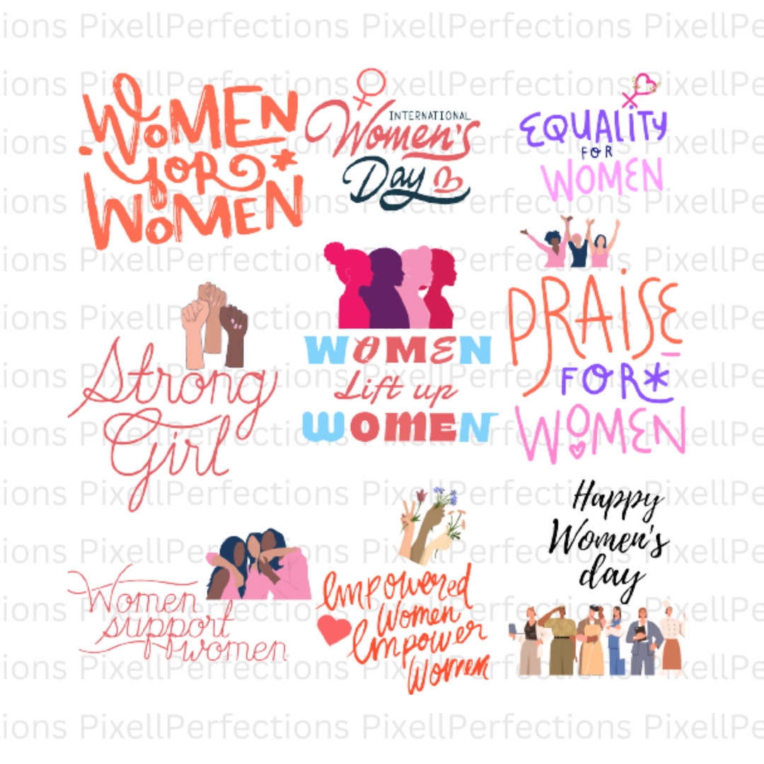 9 Women Svgs Bundle, Women's Power Svg, Strong Girl Svg, Women ...