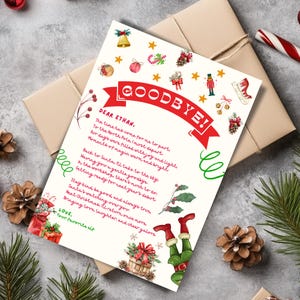 Editable Elf Arrival and Goodbye Letter Set, Christmas Elf Letter Combo ...