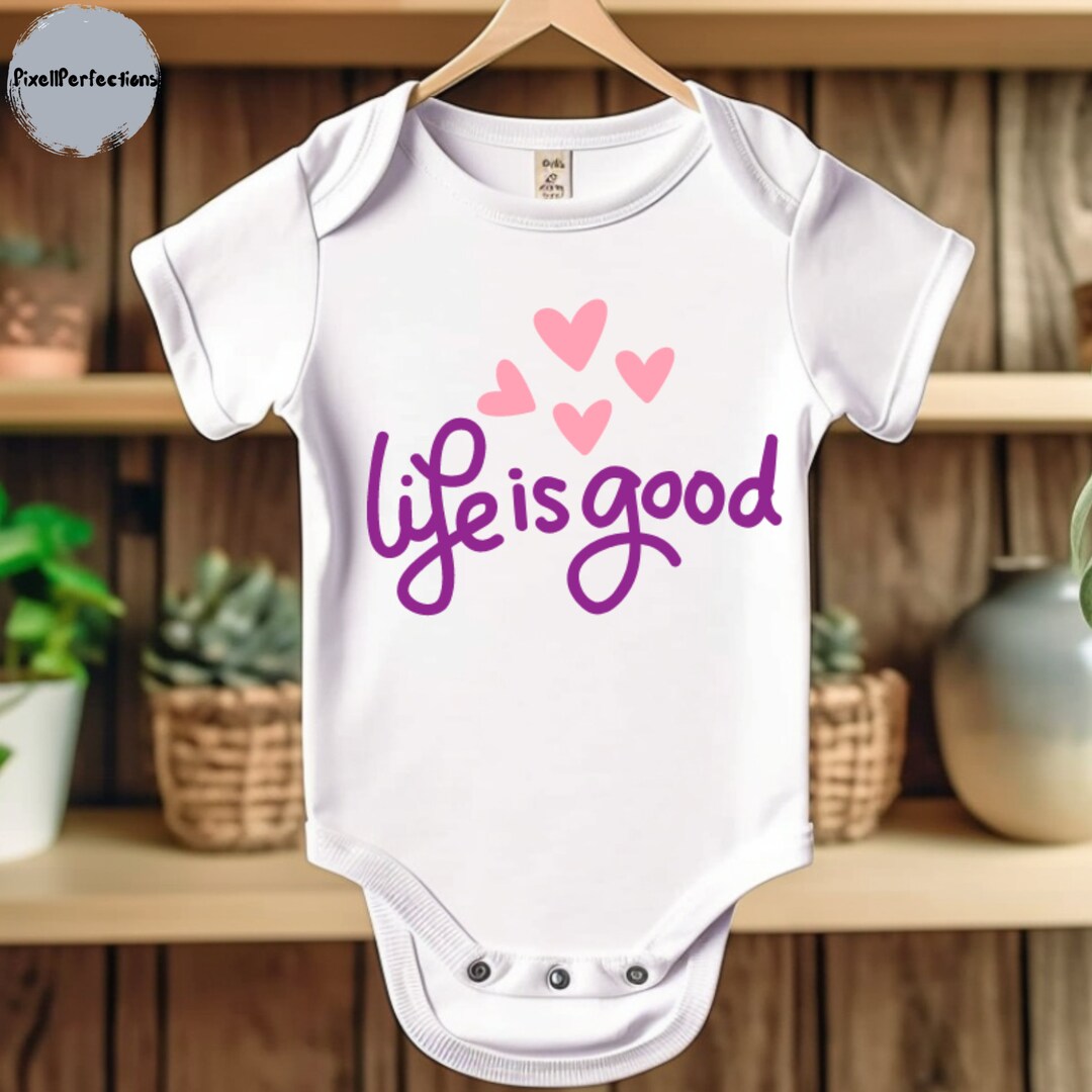 Life is Good Quote Svg, Heart Svg, Motivational Quotes Svg ...