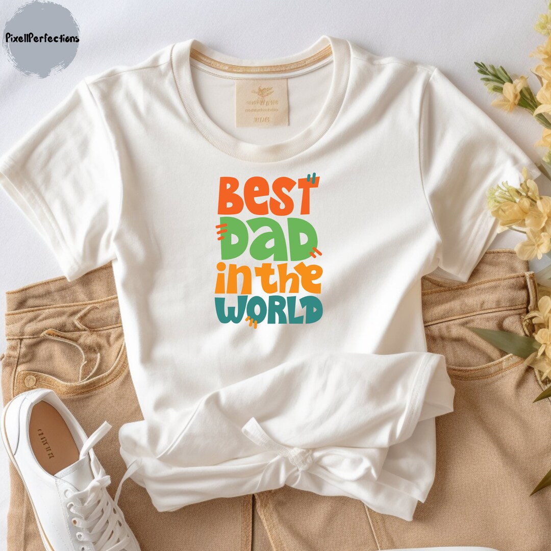 Mejor papá en el mundo Svg, Papá Svg, Regalo para papá, Papá Png ...