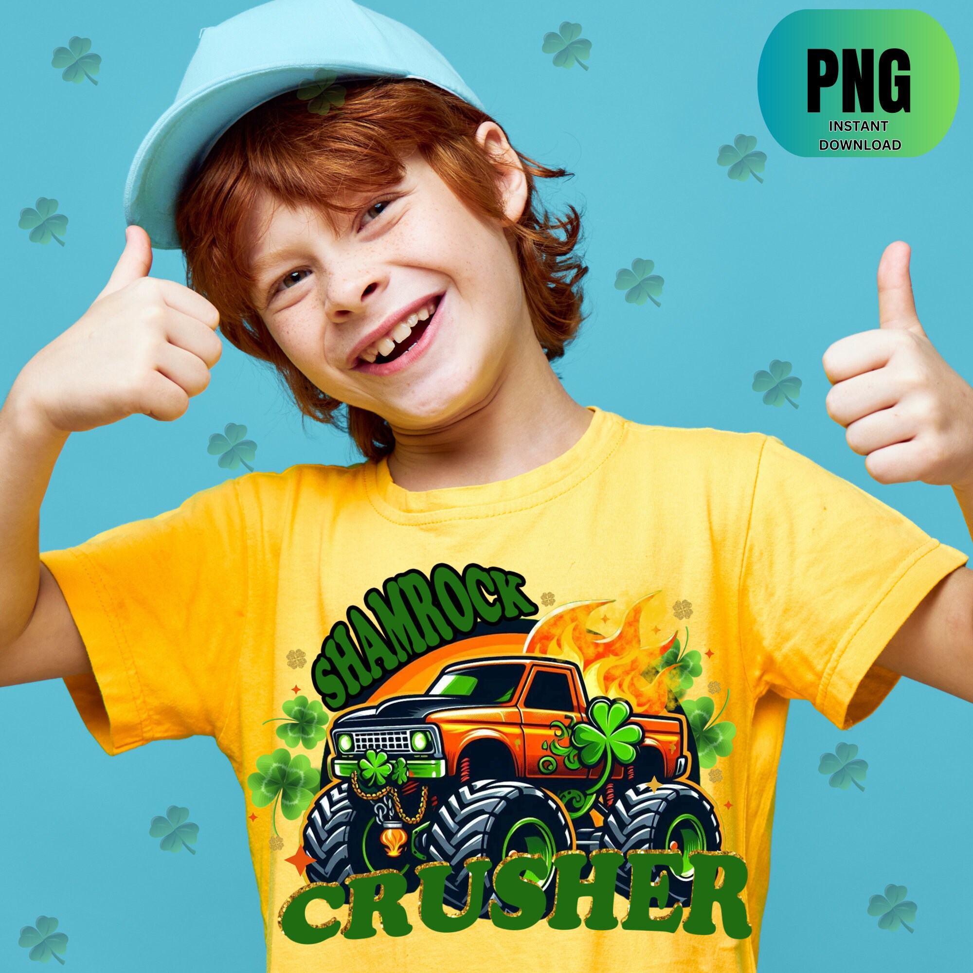 Shamrock Crusher Png Sublimation Design Download, St. Patricks Day Png ...