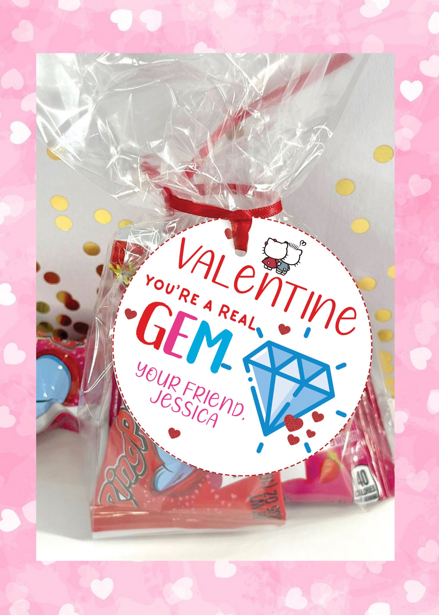 Valentine's Day Cards, Kids Classroom Valentine's Day Cards, Printable ...