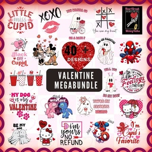 40 Valentine Png Bundle, Valentine Gift Png, Valentine Png for Shirts ...