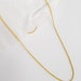 14K Yellow Gold Square Wheat Chain With Lobster Claw Closure, 1.8mm ...